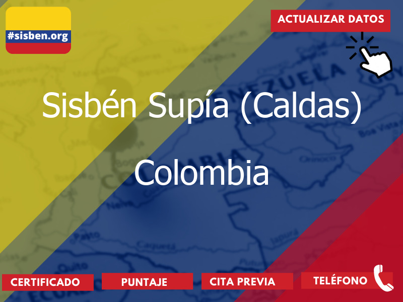 Sisbén Supía (Caldas) Colombia - ️ SISBEN.ORG